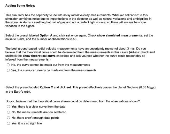 Solved This simulator has the capability to include noisy | Chegg.com