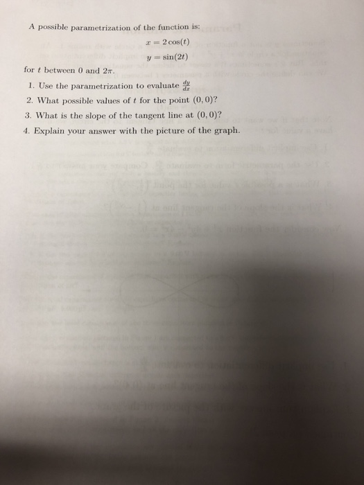 Solved Parametric Motion Sometimes y is not a function of . | Chegg.com