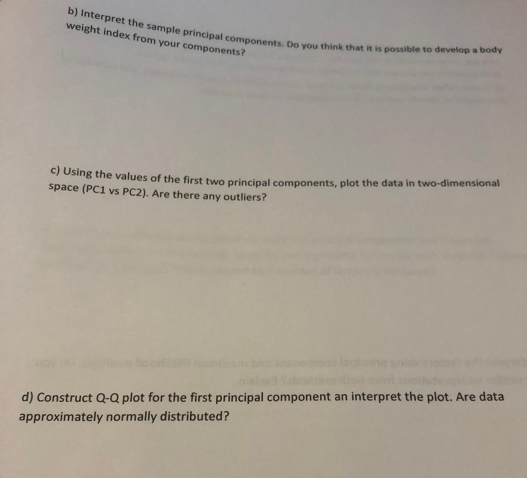 Solved 2) The dataset Bulls_Data.txt contains the measured | Chegg.com