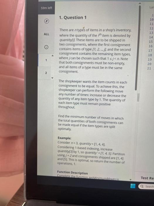Solved Function Description Complete the function | Chegg.com