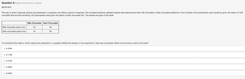 Solved Question 1(Multiple Choice Worth 4 points) (06.02 LC) | Chegg.com