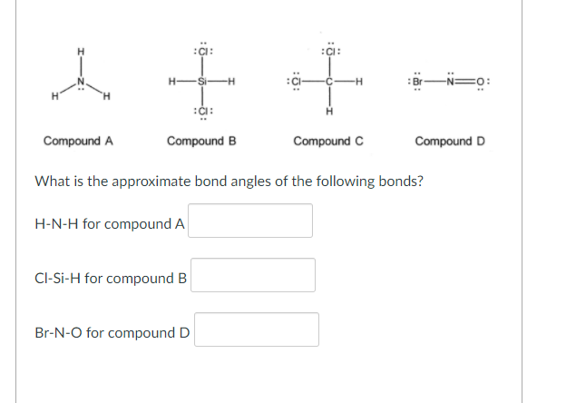 Solved ci: H-Si- -H H Н FO: CI: Compound A Compound B | Chegg.com