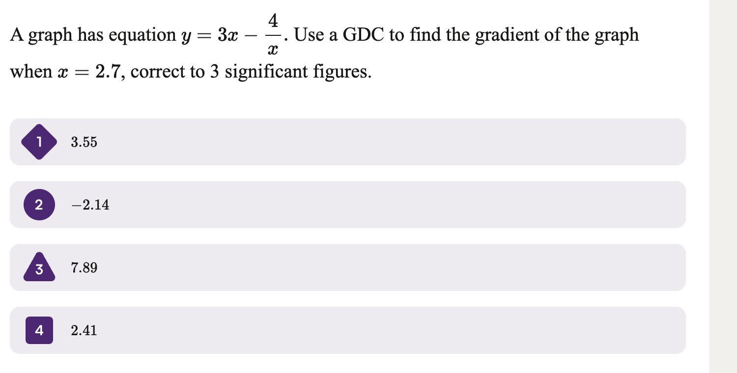 Solved A graph has equation y=3x-4x. ﻿Use a GDC to find the | Chegg.com