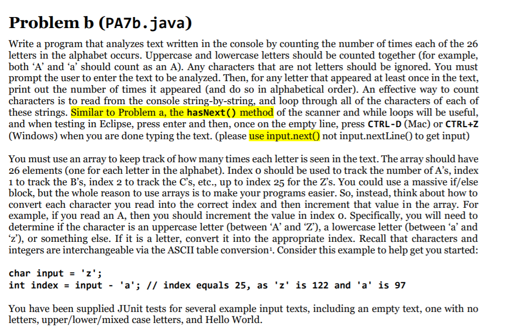 Solved I have trouble printing output. I want it so that | Chegg.com