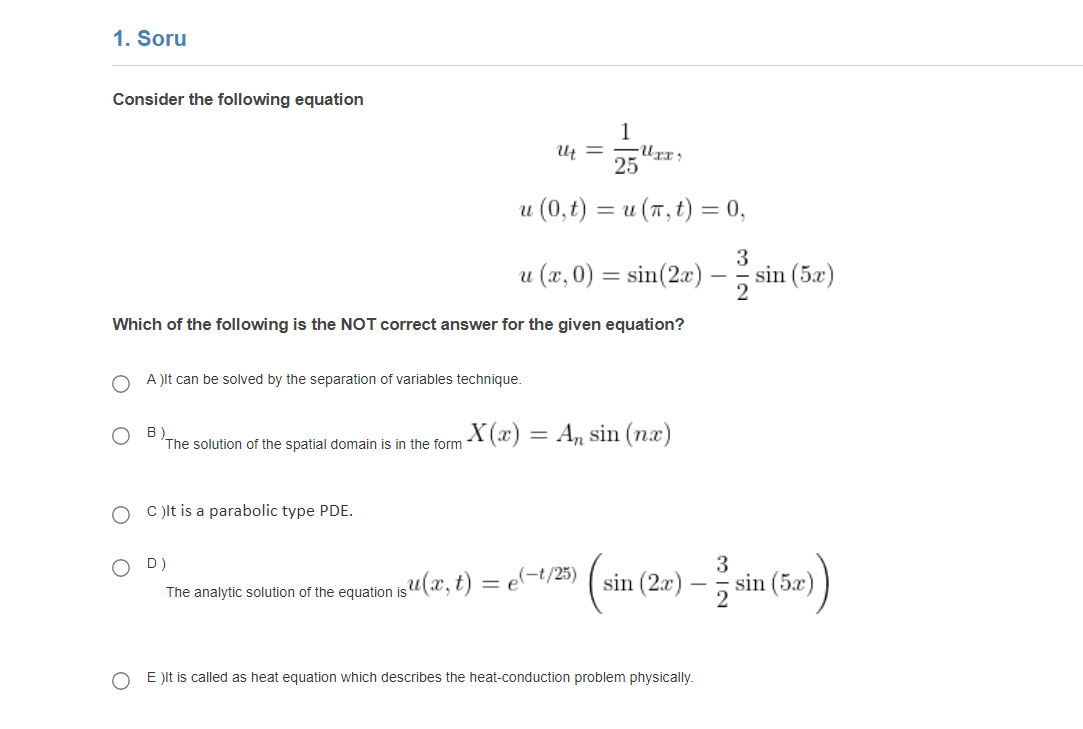 Solved Consider the following equation | Chegg.com
