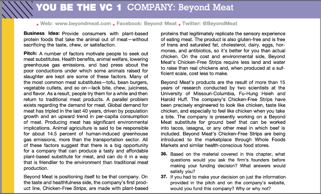 Solved Refer to the case study in the textbook entitled "You | Chegg.com