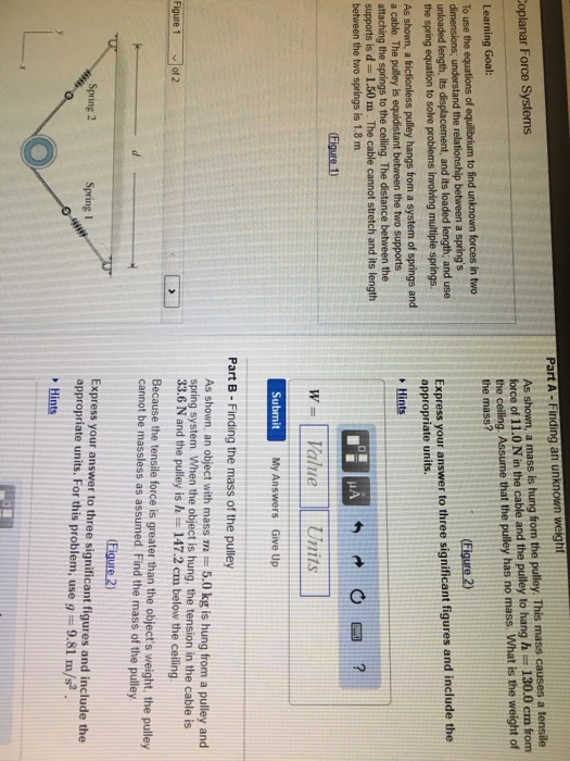 Solved To use the equations of equilibrium to find unknown | Chegg.com