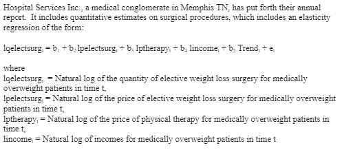 Solved Hospital Services Inc., a medical conglomerate in | Chegg.com