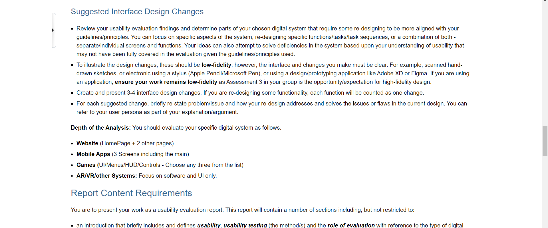 Solved Using the guidelines/principles you presented in | Chegg.com