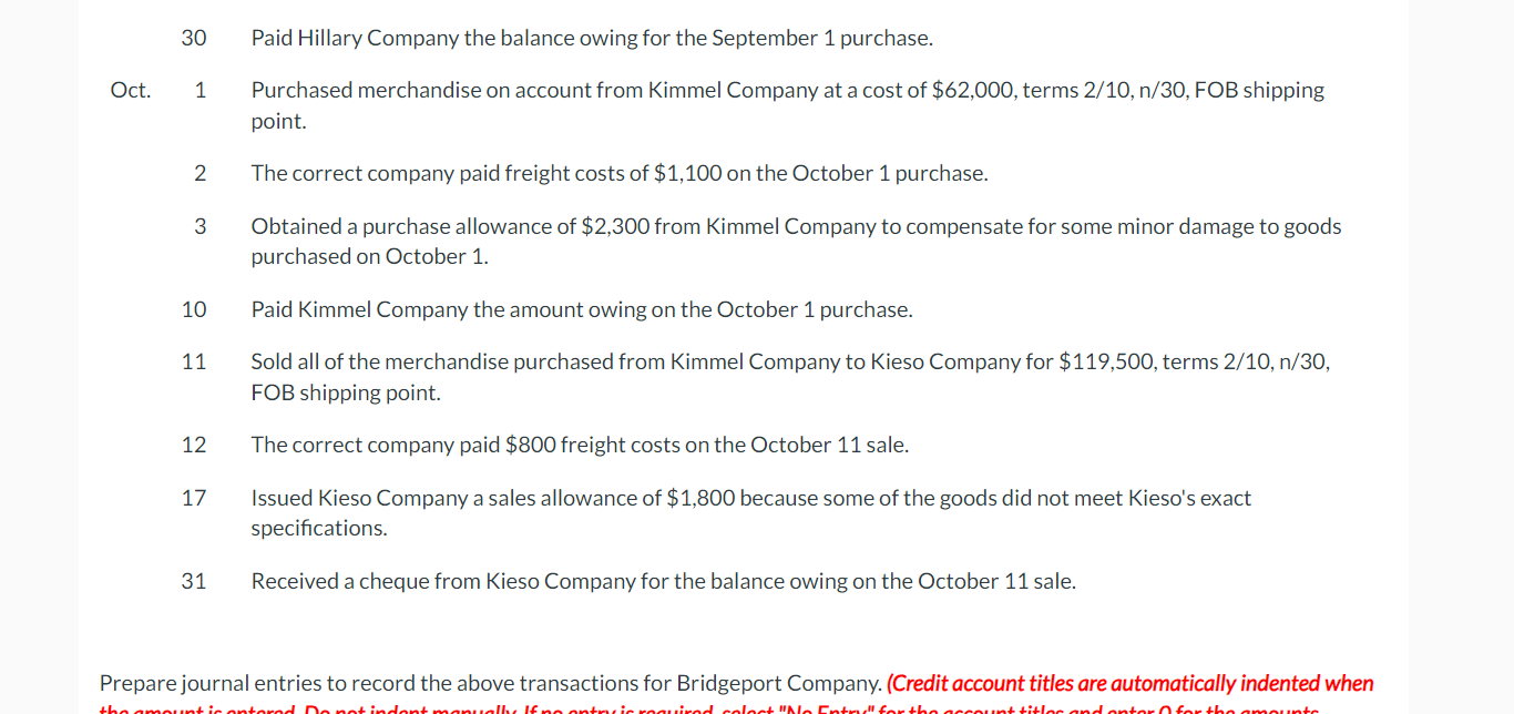 Solved the amount is entered. Do not indent manually. If no | Chegg.com
