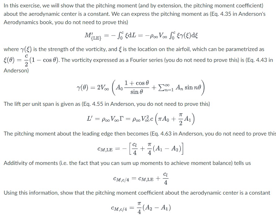 Solved In this exercise, we will show that the pitching | Chegg.com