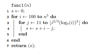 Solved Give the asymptotic running time of each the | Chegg.com
