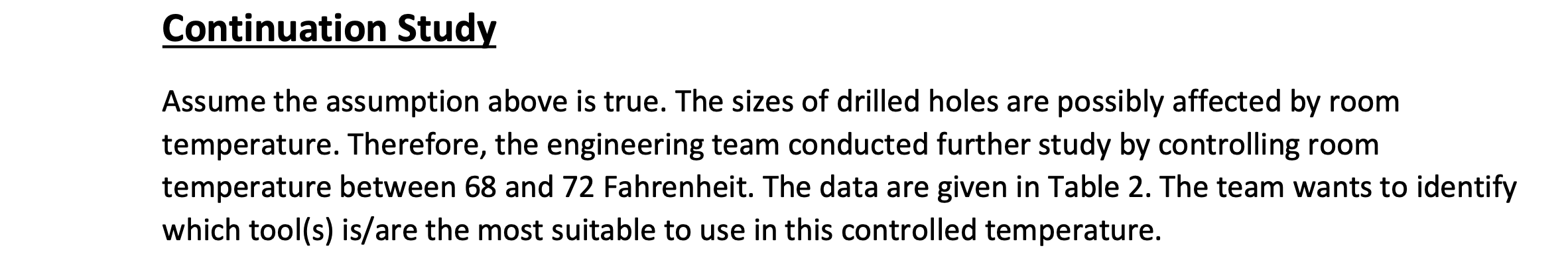 Solved Continuation Study Assume the assumption above is | Chegg.com