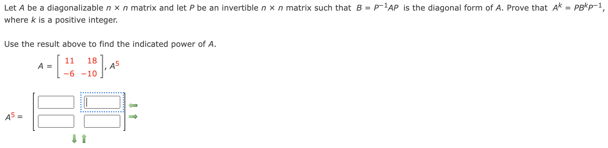Solved Let A be a diagonalizable n×n matrix and let P be an | Chegg.com