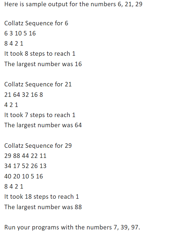 Solved Part A In 1937, German Mathematician Lothar Collatz | Chegg.com