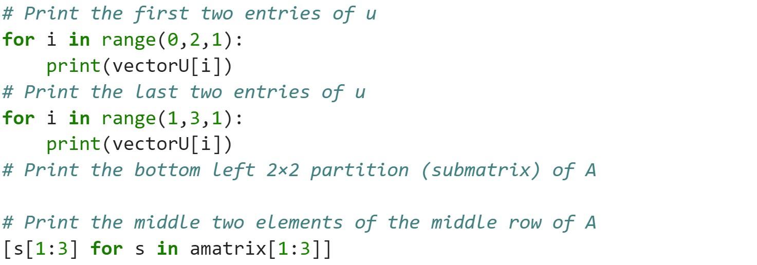 Solved The only part I need help with is "Print the bottom | Chegg.com