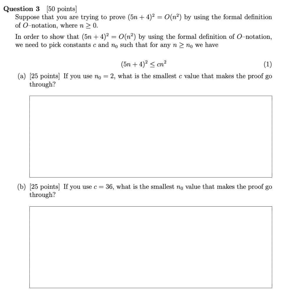 Solved Question 3 [50 points ] Suppose that you are trying | Chegg.com
