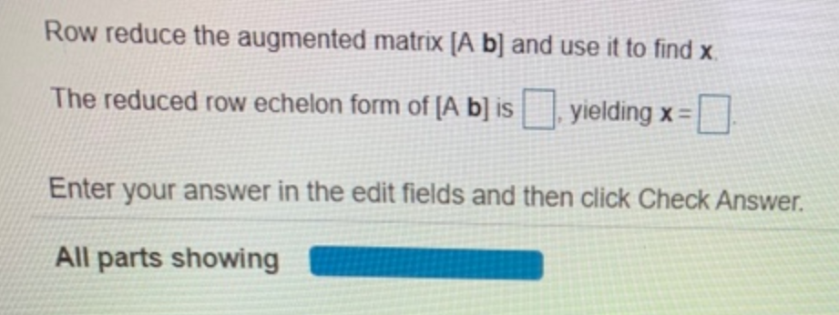 Solved Solve the equation Ax = b by using the LU | Chegg.com