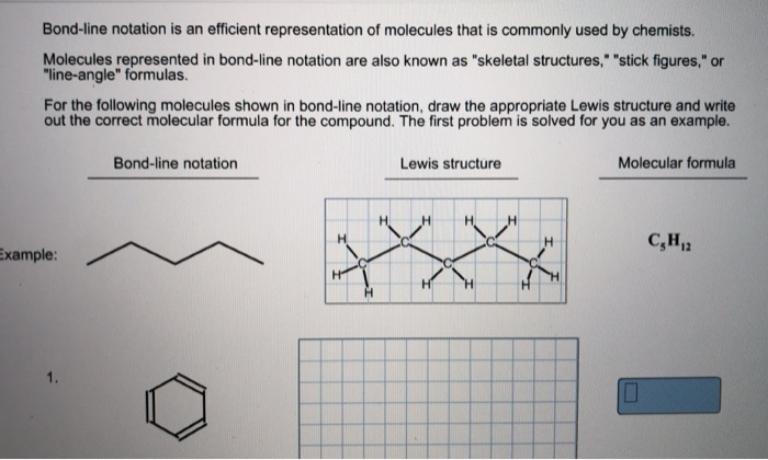 Solved Bond-line notation is an efficient representation of | Chegg.com