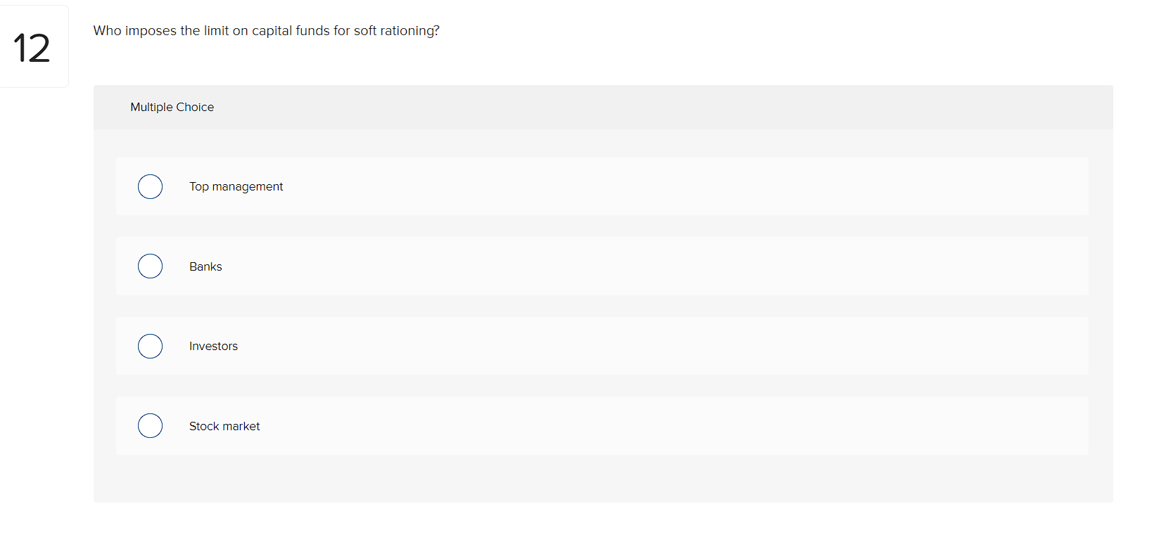 Solved Who imposes the limit on capital funds for soft | Chegg.com