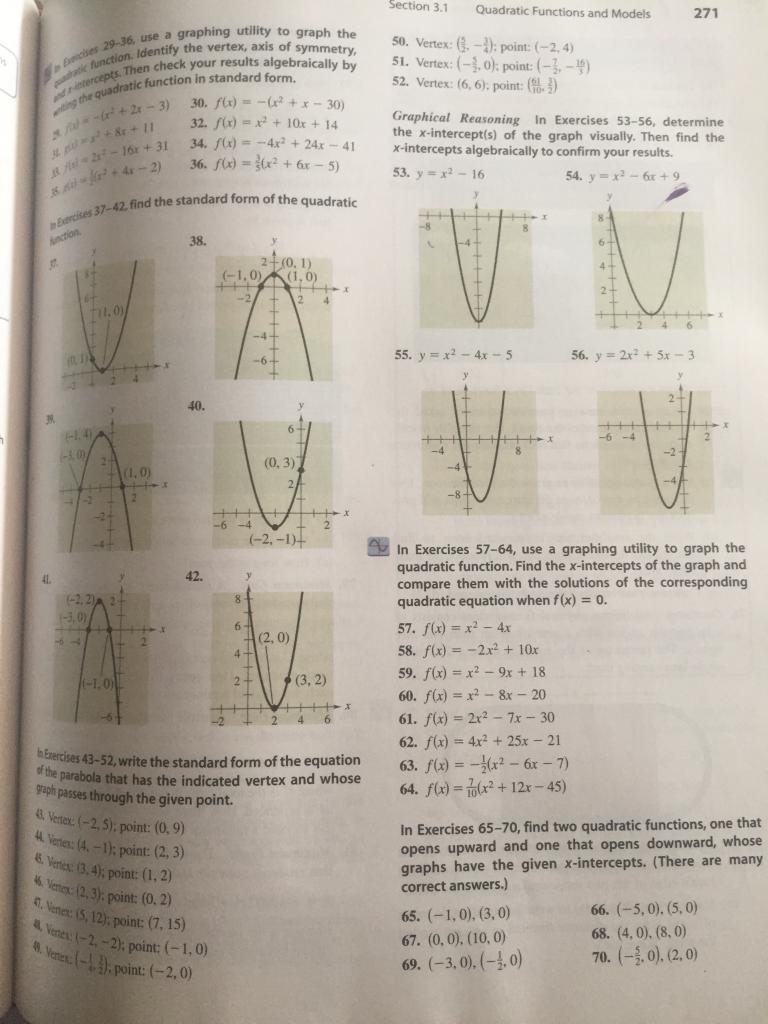 Solved ces 29-36, use a graphing utility to graph the | Chegg.com