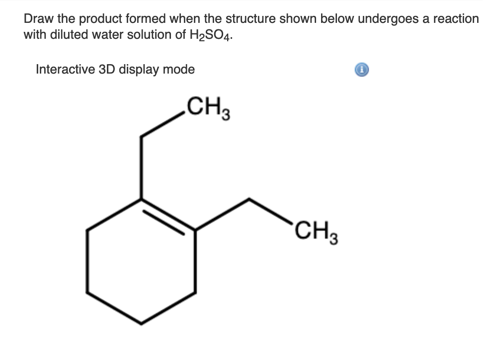 Solved Draw the product formed when the structure shown | Chegg.com
