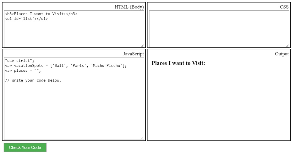 Solved Lets Practice Using For Loops With Array Write A