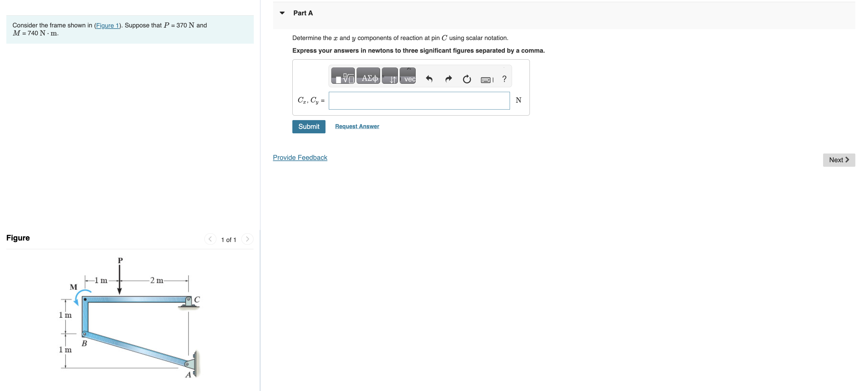 Solved Consider the frame shown in (Figure 1). Suppose that | Chegg.com