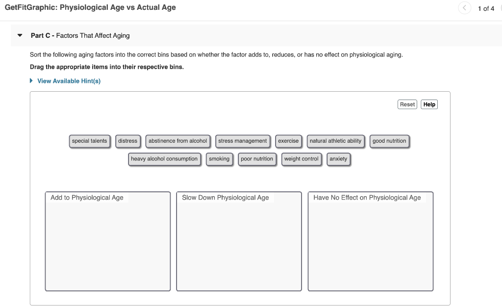 Solved GetFitGraphic: Physiological Age vs Actual Age 1 of 4 | Chegg.com