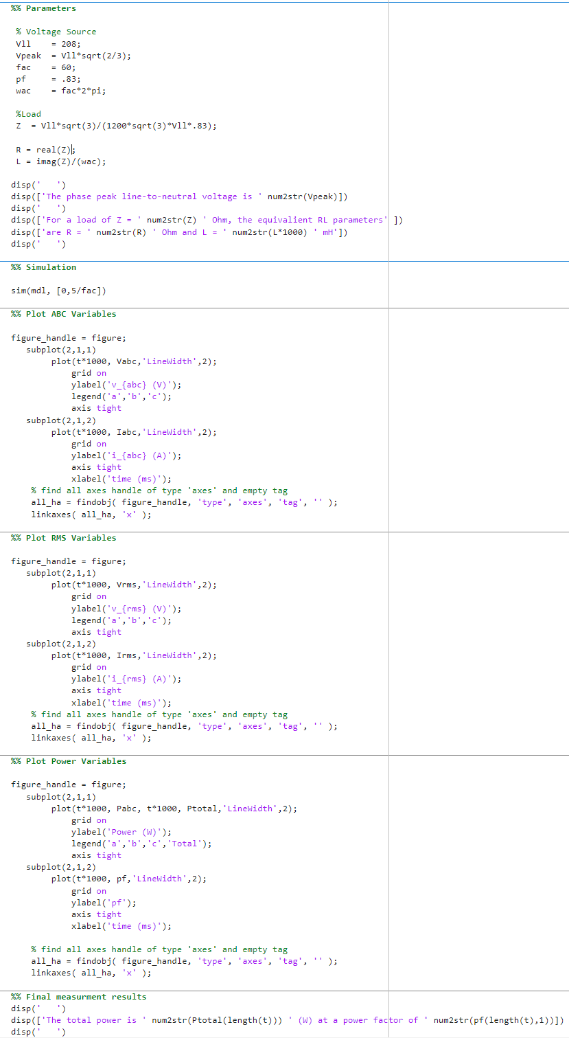 Solved A balanced three-phase 210 ﻿Vrms-line to line, 55hz, | Chegg.com
