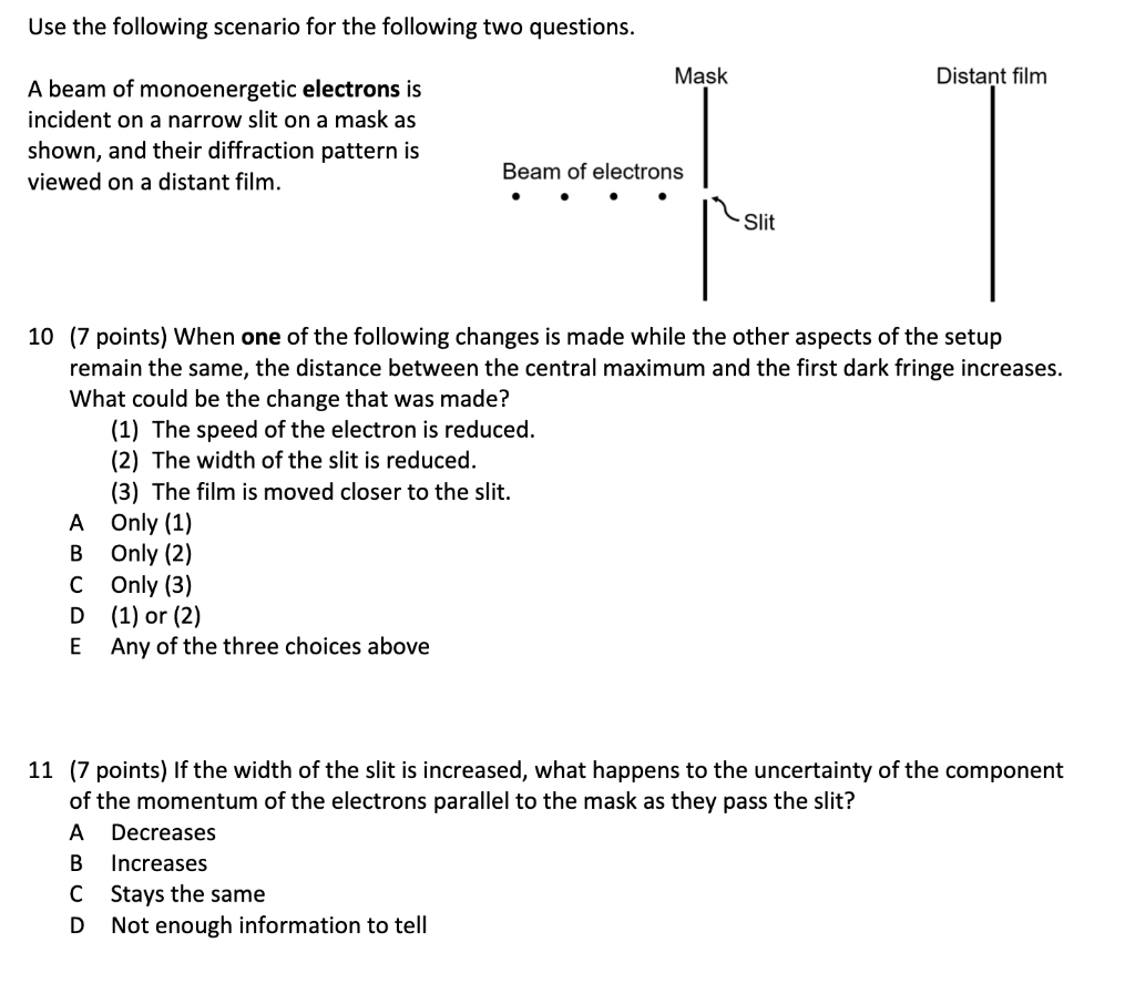 Solved Use the following scenario for the following two | Chegg.com