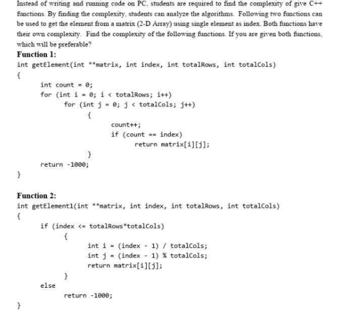 Solved Instead of writing and running code on PC, students | Chegg.com