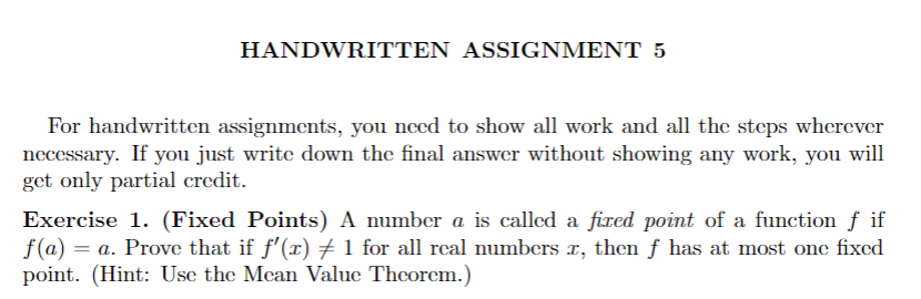 Solved For handwritten assignments, you need to show all | Chegg.com