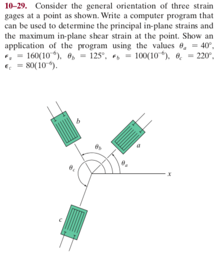 Solved 10-29. Consider the general orientation of three | Chegg.com