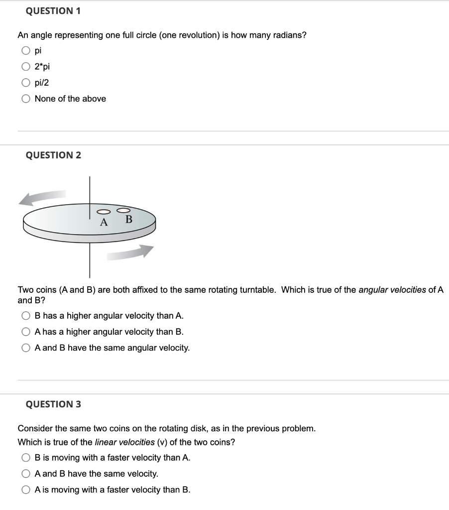 Solved An angle representing one full circle (one | Chegg.com