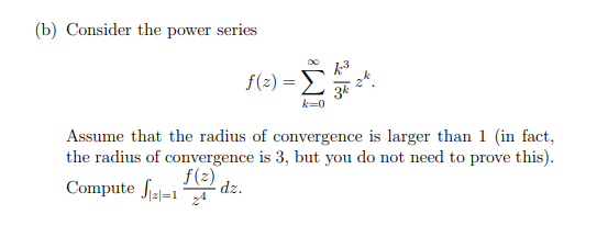 Solved (a) Let C be the unit circle [2] = 1 traversed once | Chegg.com