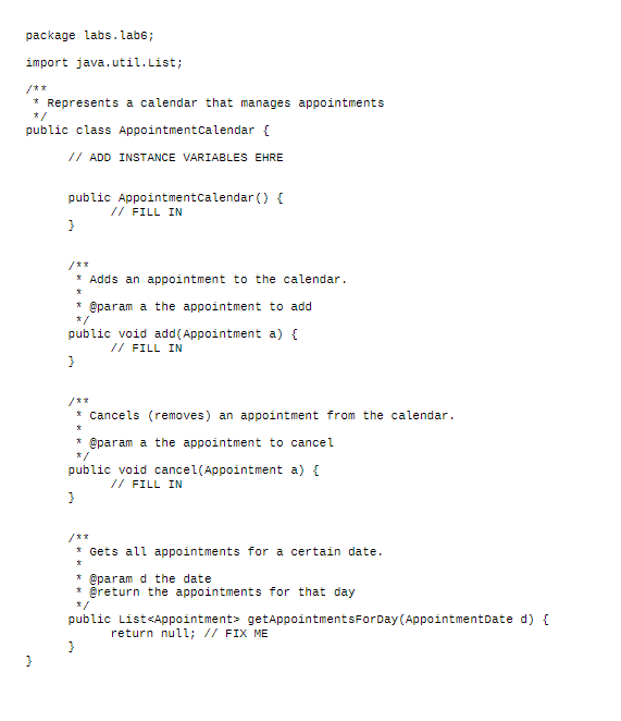 Solved Problems 6-10: AppointmentsWrite a program to design | Chegg.com