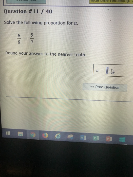 Solved Solve the following proportion for u. Round | Chegg.com Solved Solve the following proportion for u. Round | Chegg.com