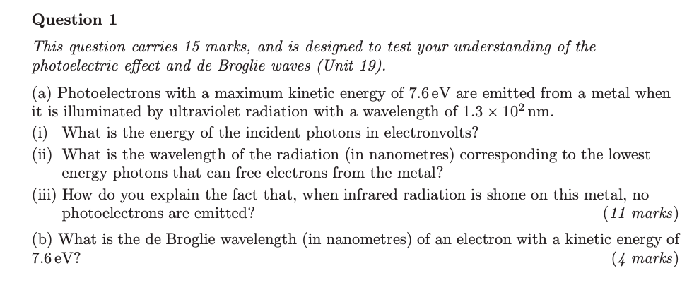 Solved Question 1 This question carries 15 marks, and is | Chegg.com