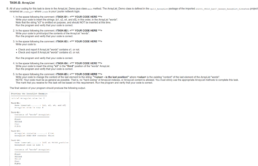 Solved The following java code is below package | Chegg.com
