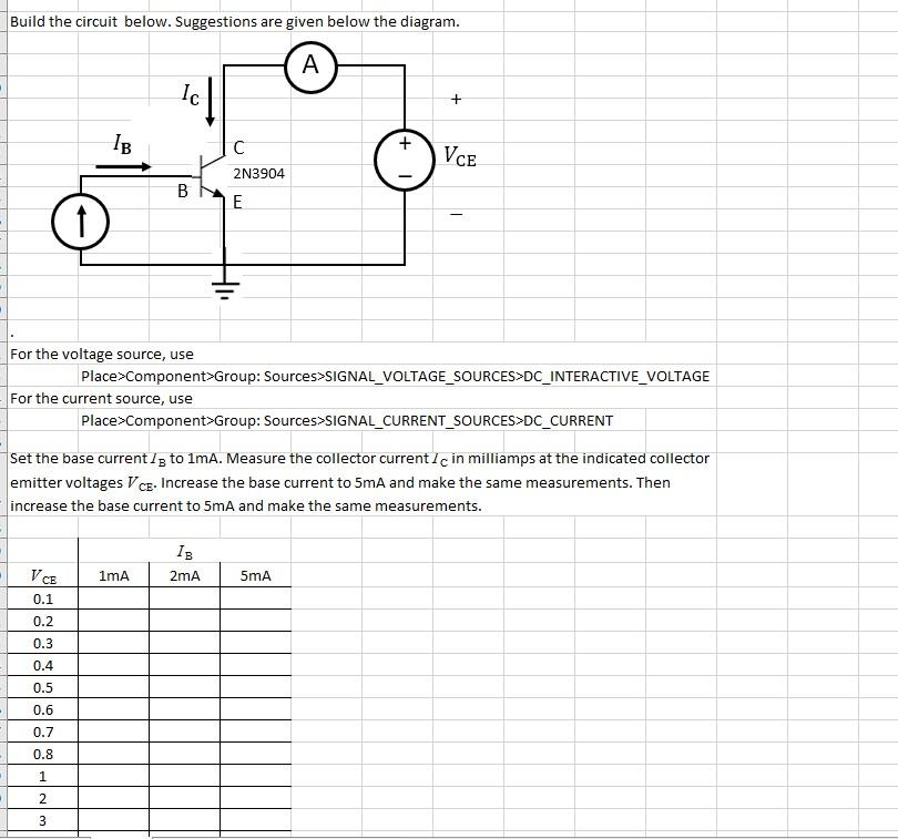 Solved Build the circuit below. Suggestions are given below | Chegg.com