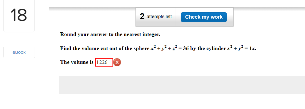Solved Round your answer to the nearest integer. Find the | Chegg.com