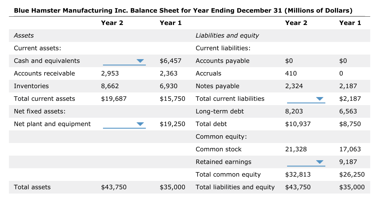 Solved 2 Balance Sheet The Balance Sheet Provides A Chegg