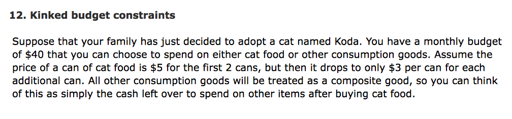 Solved 12. Kinked budget constraints Suppose that your | Chegg.com