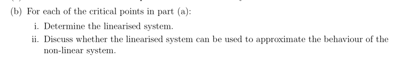 Solved 1. Consider the non-linear first order system: dx = x | Chegg.com