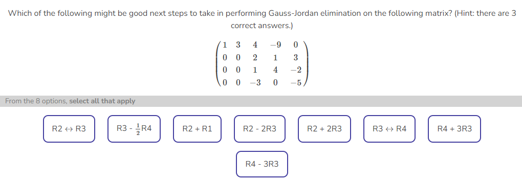 Solved Which of the following might be good next steps to | Chegg.com