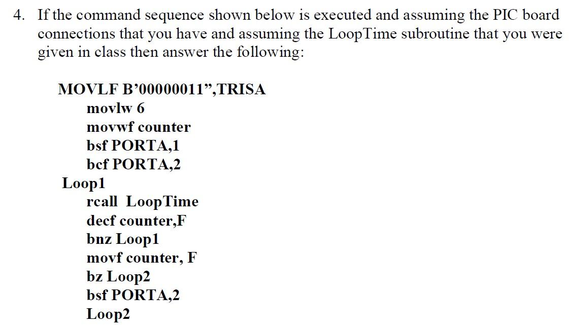 4 If The Command Sequence Shown Below Is Executed 5047