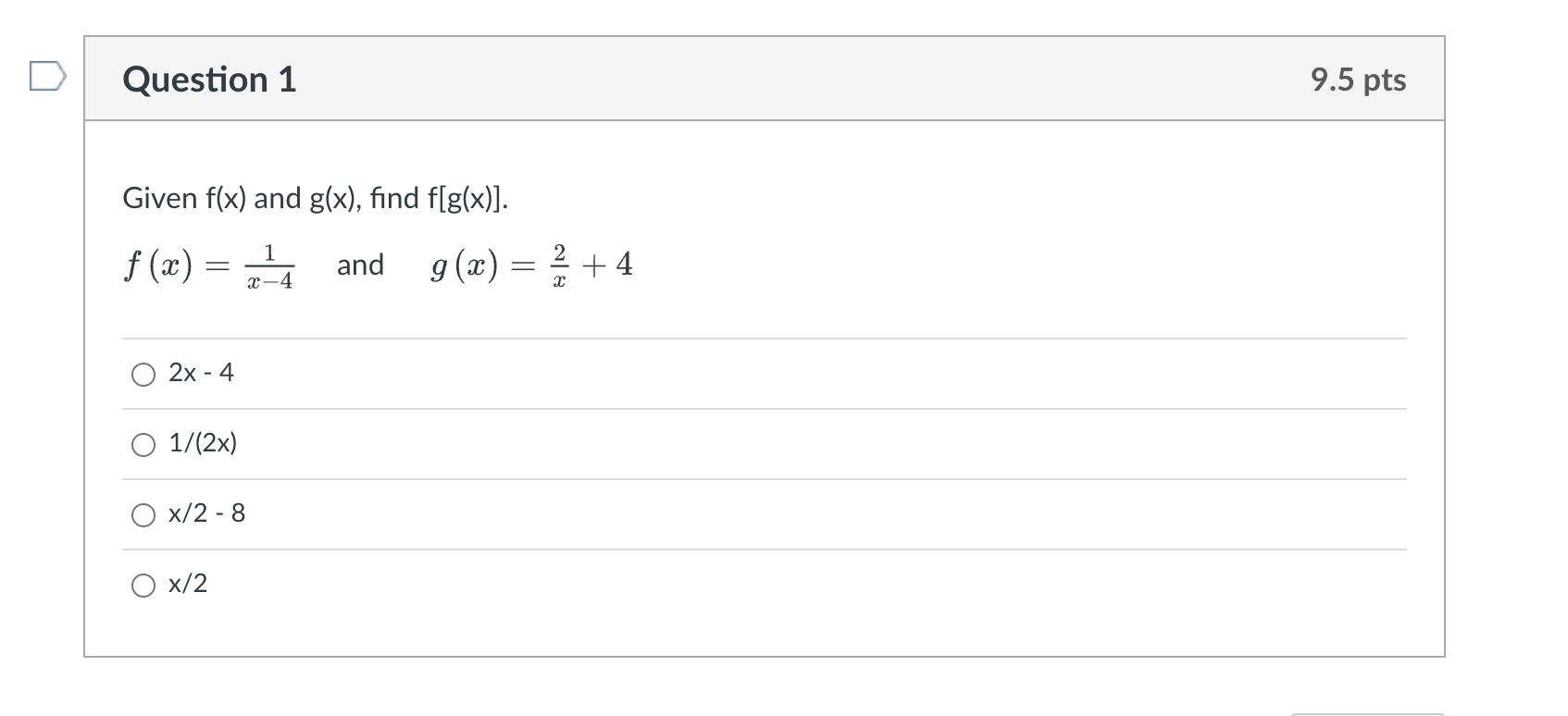 Solved Given f(x) and g(x), find f[g(x)]. f(x)=x−41 and | Chegg.com