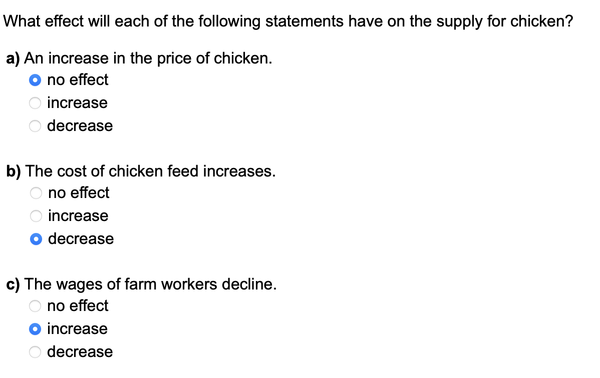 Solved What effect will each of the following statements | Chegg.com