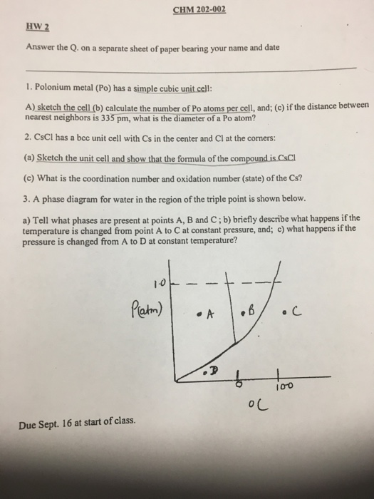 Solved Polonium metal (Po) has a simple cubic unit cell: A) | Chegg.com